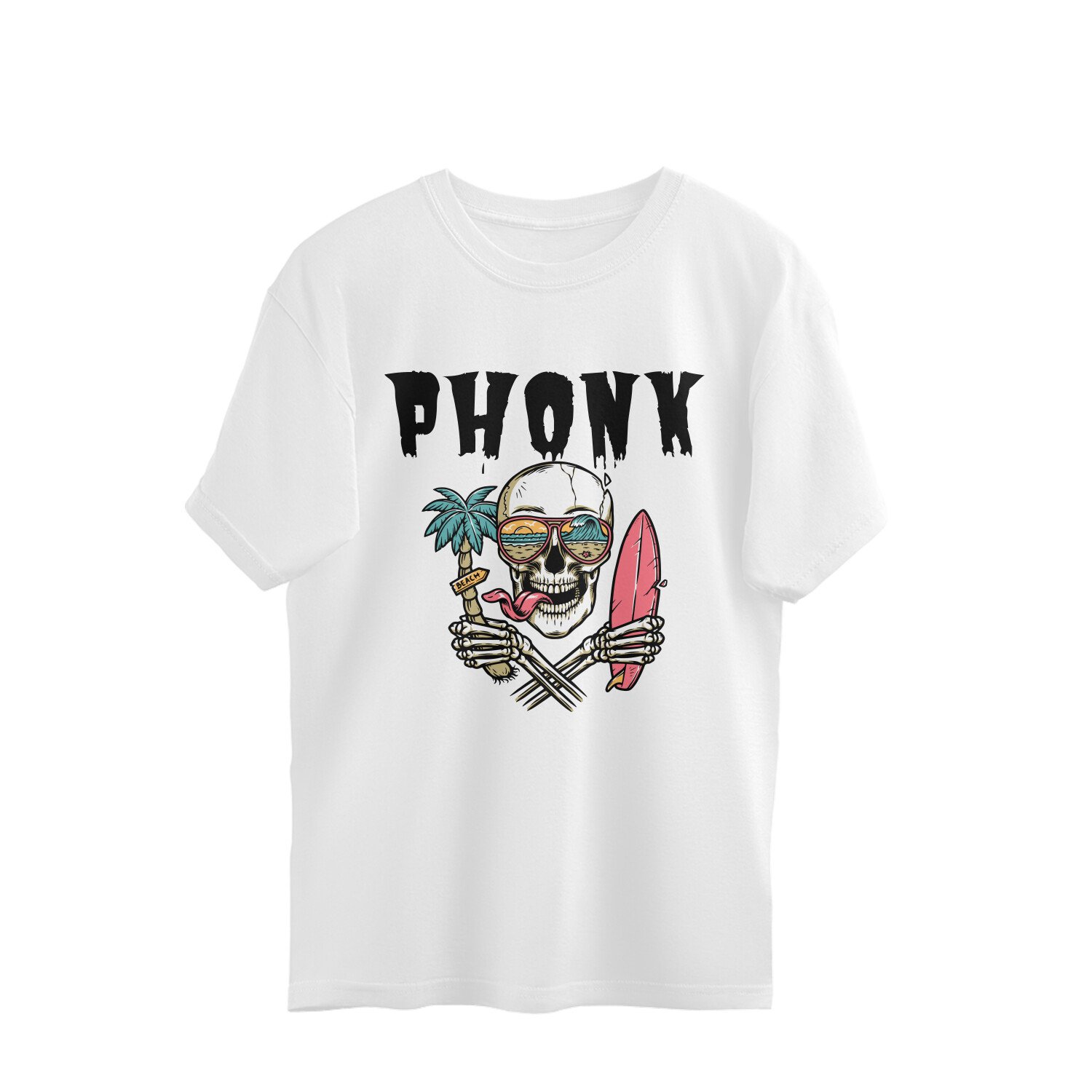 Phonk Music Oversized Tee - The Geek Store